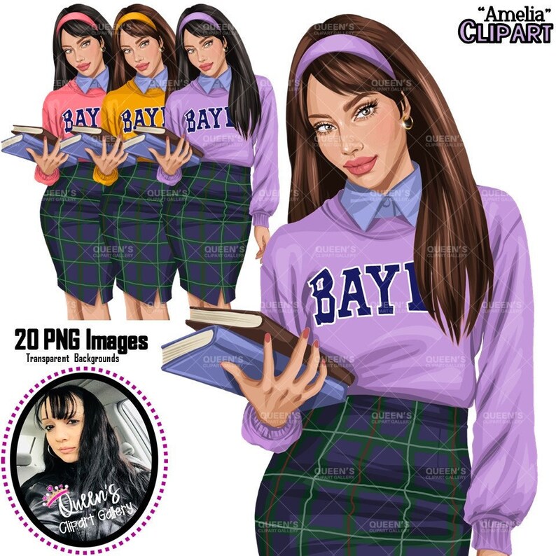 School Girl Png, Female Teen Clipart, Teenager Girl Clipart, Teen ...