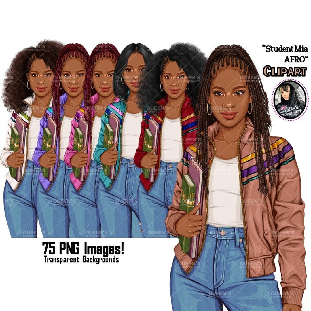 Afro Teenager, Denim Jeans Girl, Jeans Girl Clipart, Teen Clipart ...