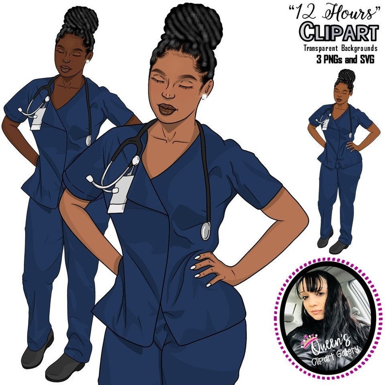 Healthcare Clipart Nurse Clipart PNG Doctor Nurse Clipart - Etsy