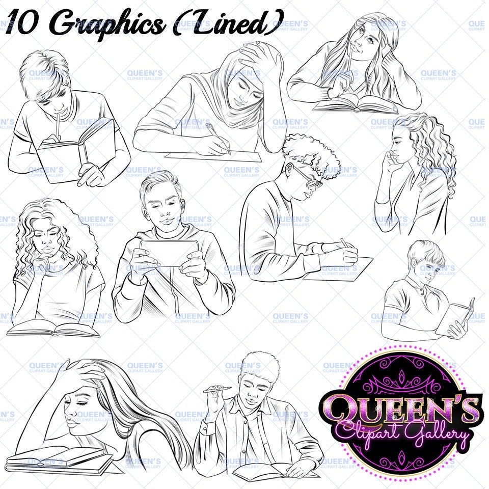 Teen Clipart, Students, Clipart Teens, Teenagers, Back to School ...