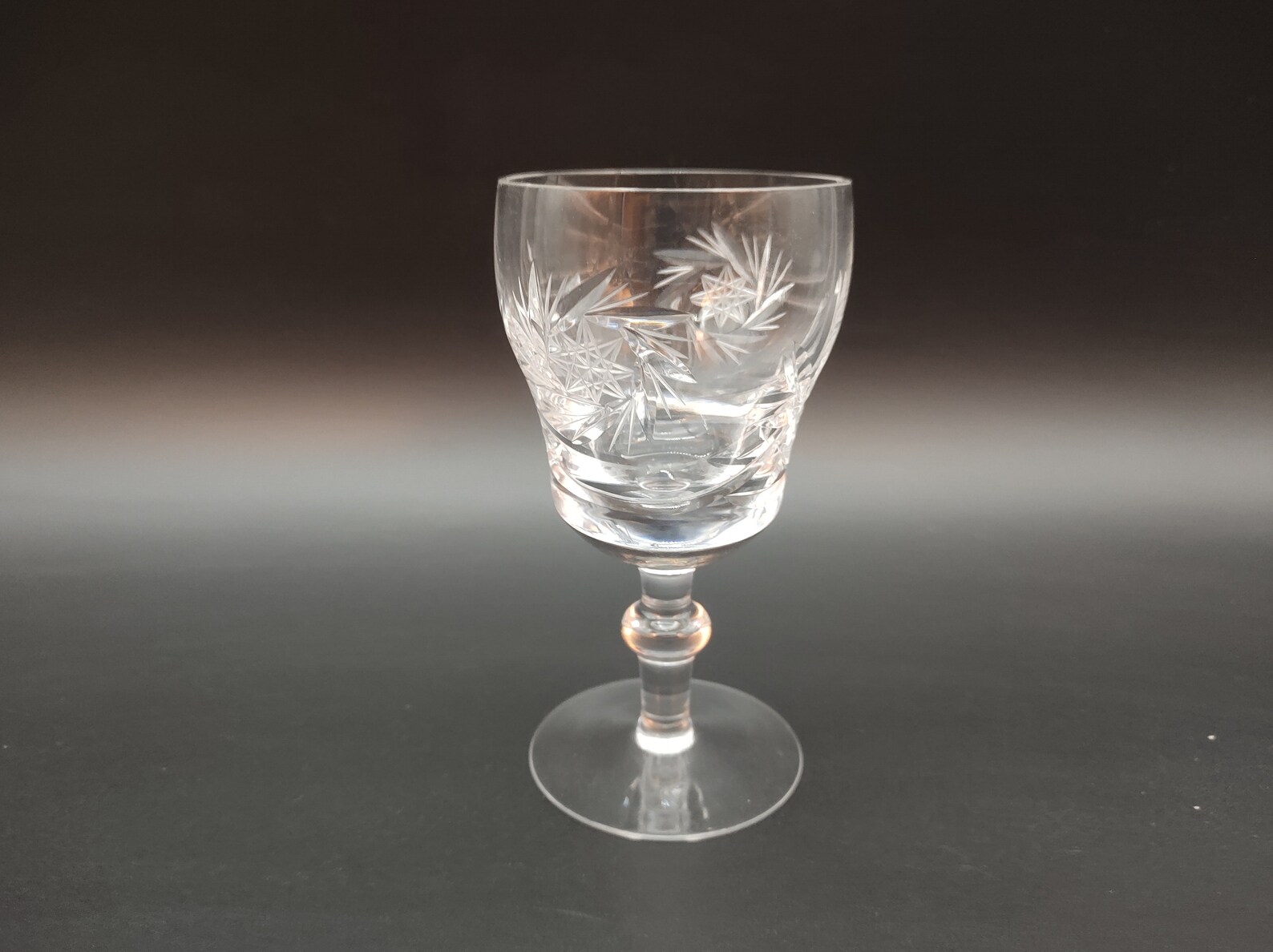 6 Pinwheel Crystal Wine and Sherry Glasses | Etsy