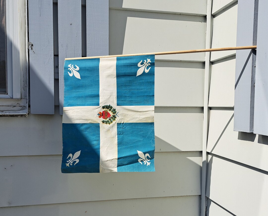 Antique Catholic Processional Flag Sacred Heart Carillon - Etsy