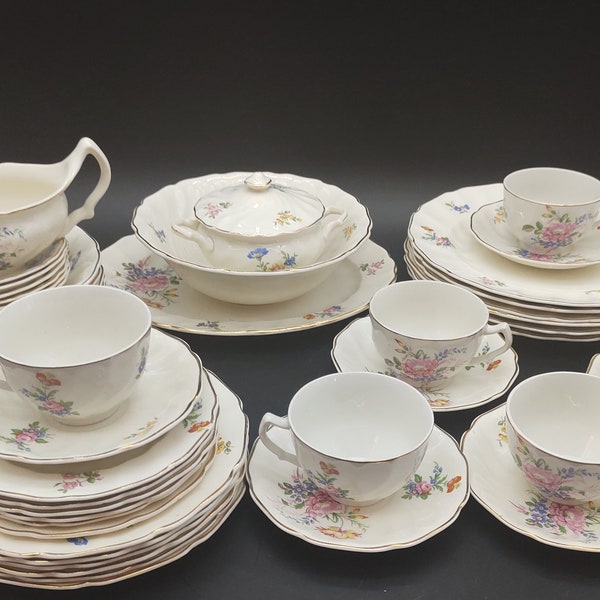 Old Chelsea Tea Set - Etsy