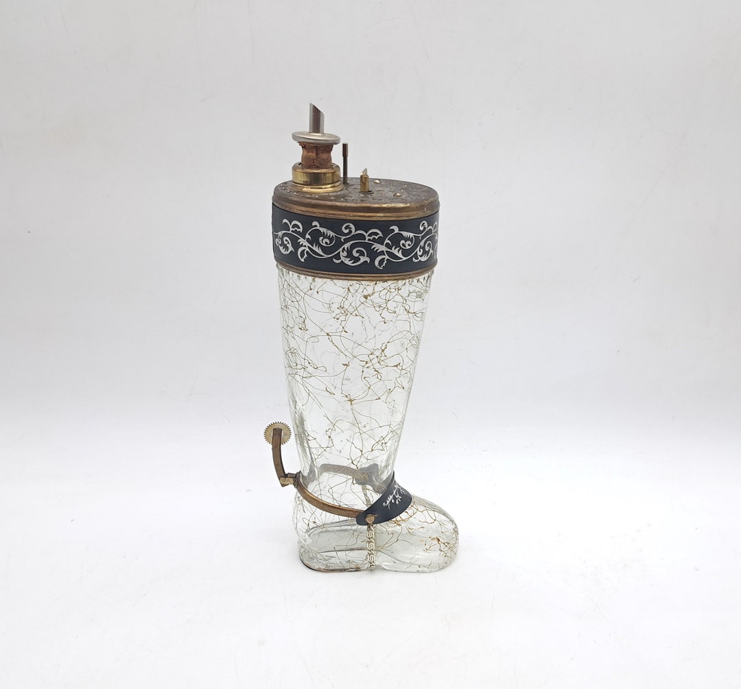 Glass Cowboy Boot Cocktail Shaker & Music Box - Etsy