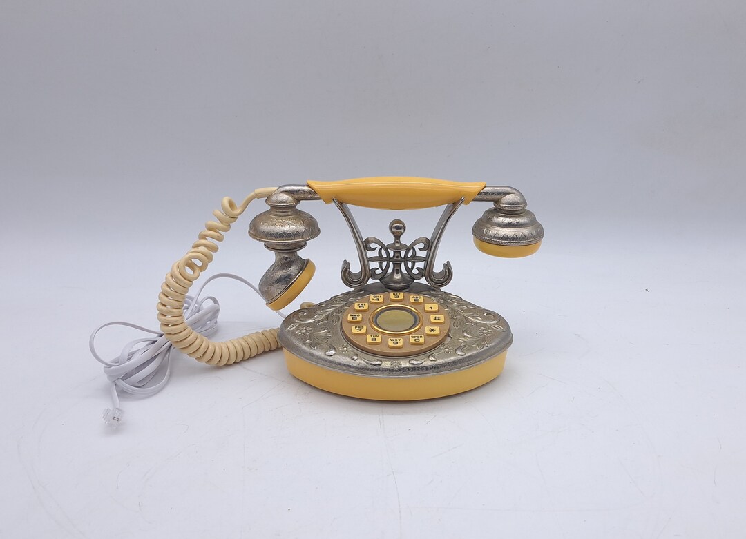 Vintage French Style Retro Rotary Telephone orchid I - Etsy