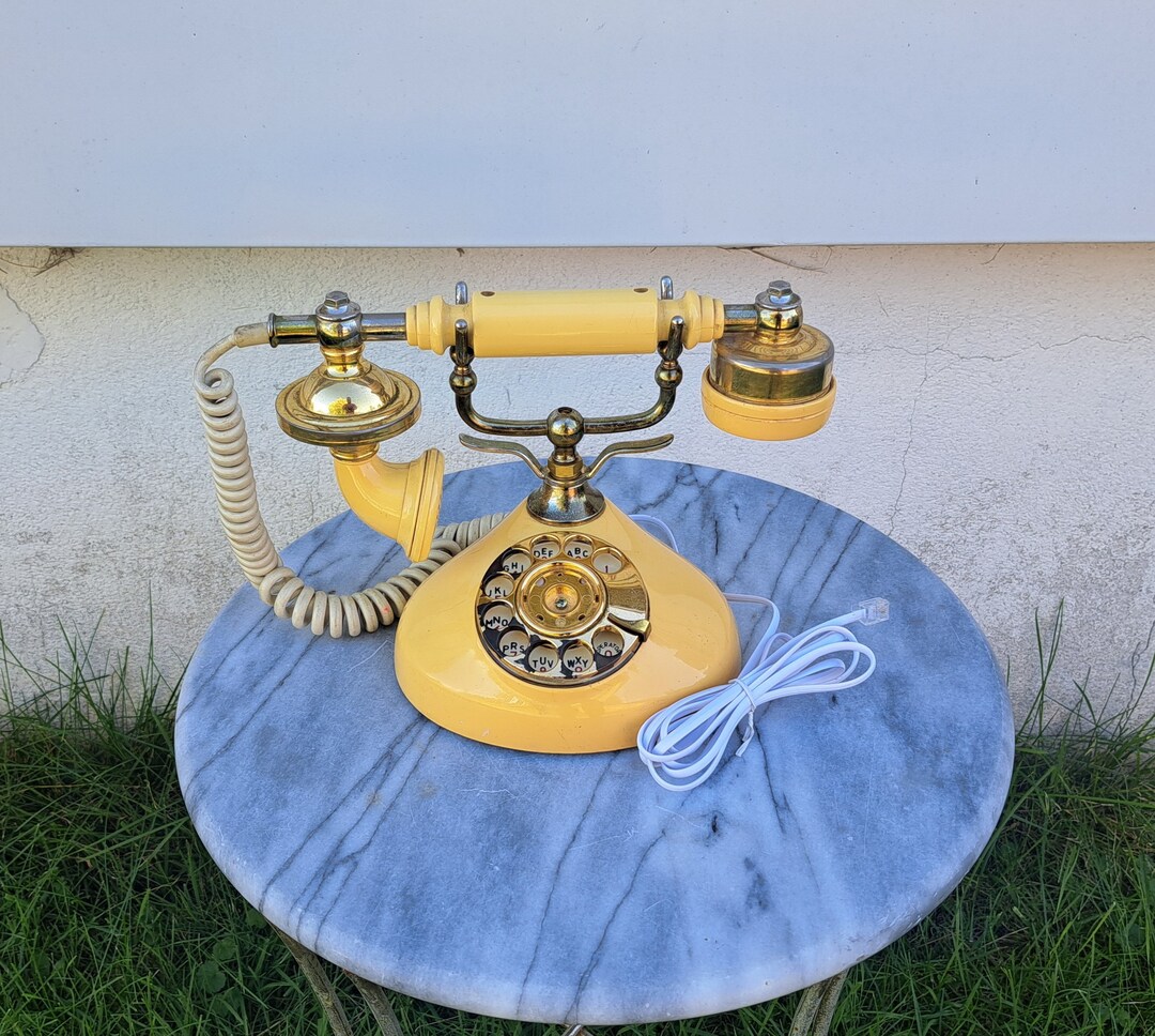 Vintage French Style Retro Rotary Telephone -sweet Talk - Etsy