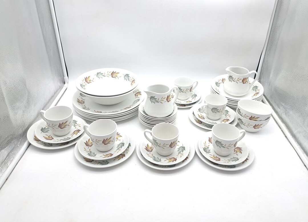 September Morn 6 Person Dinnerware Set by British Anchor - Etsy