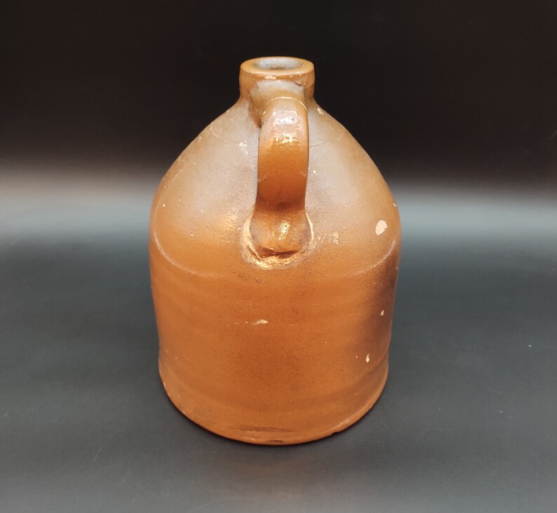 Brown Handled Stoneware Jug - Etsy