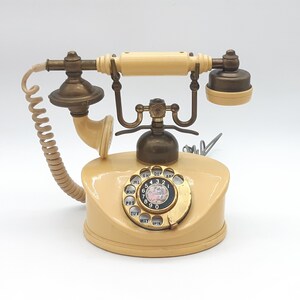 Vintage French Style Retro Rotary Telephone - Etsy