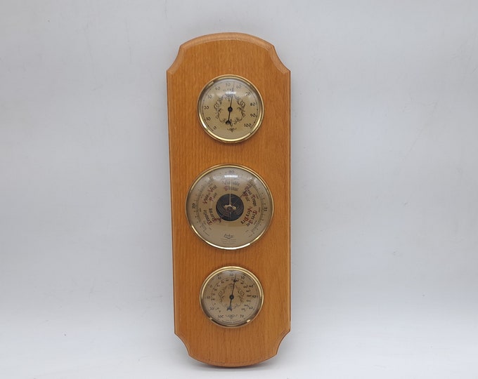 Vintage Wooden Weather Station Made in France by Fisher - Etsy