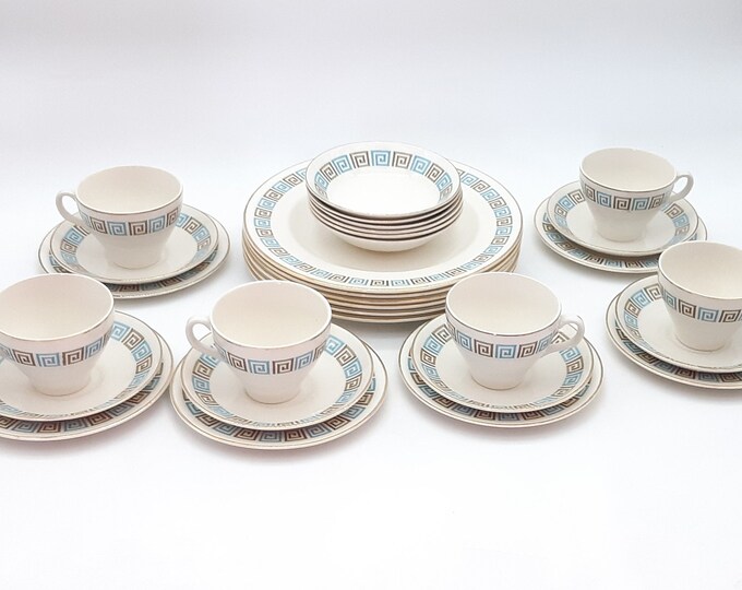 6 Place Dinnerware Set Ulysses by Swinnertons - Etsy