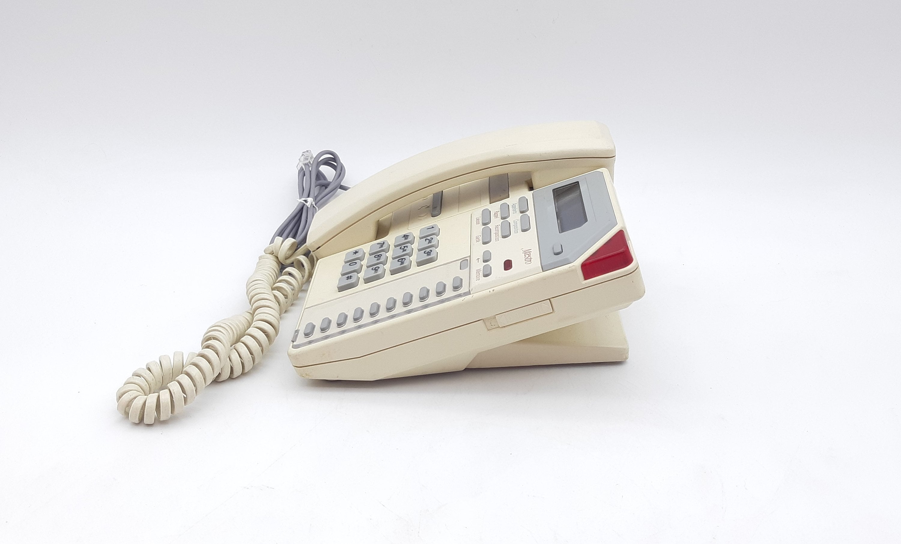 Vintage White/beige Push Button Maestro Telephone by Northern | Etsy