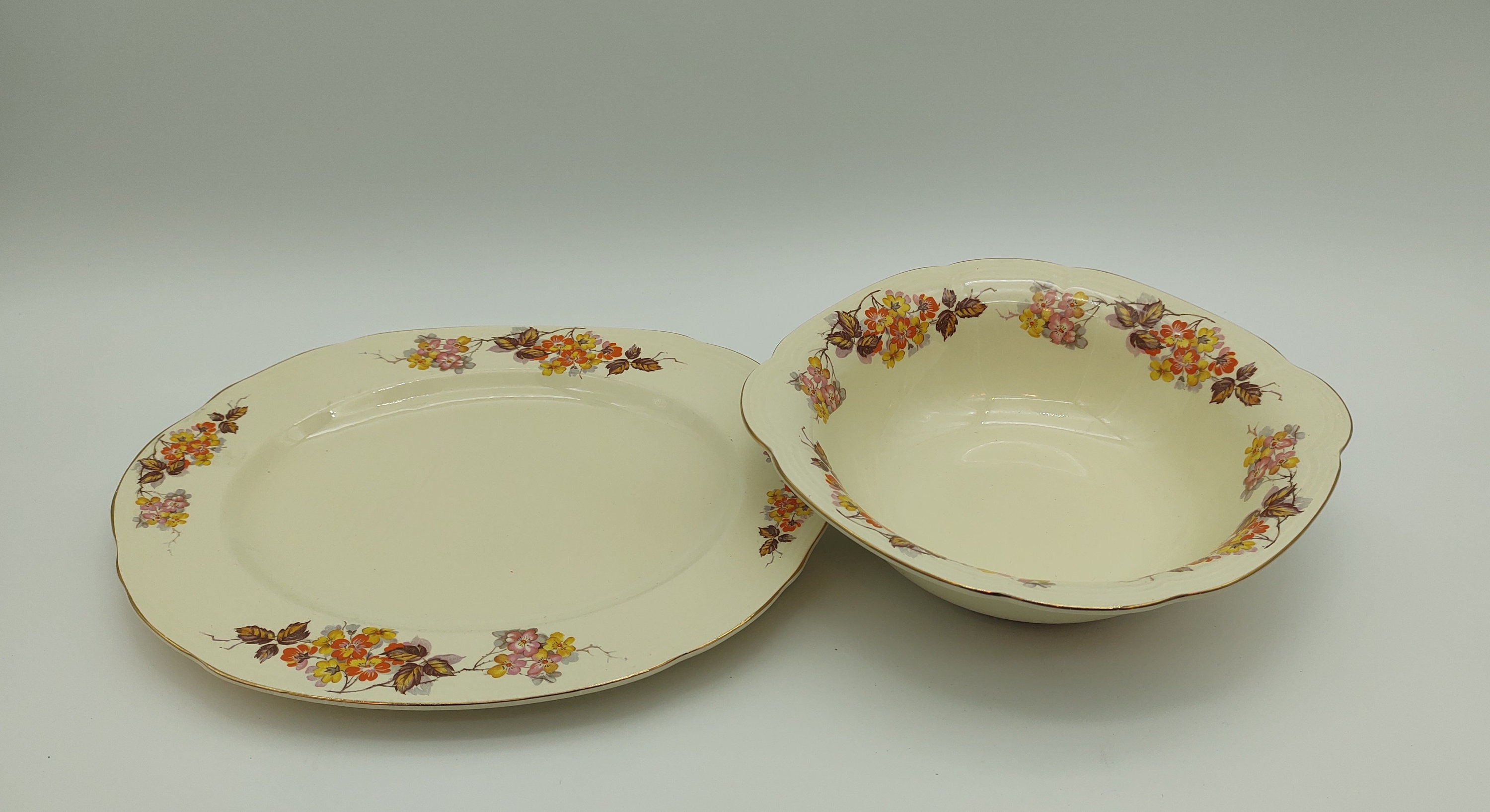 4 Place Dinner Set Alfred Meakin Royal Marigold Autumn Pattern | Etsy