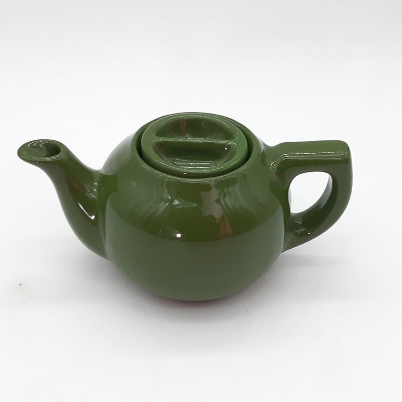 Green Teapot - Etsy