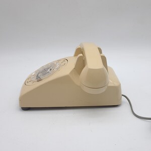 Vintage Beige Rotary Phone QSQM 500AX - Etsy