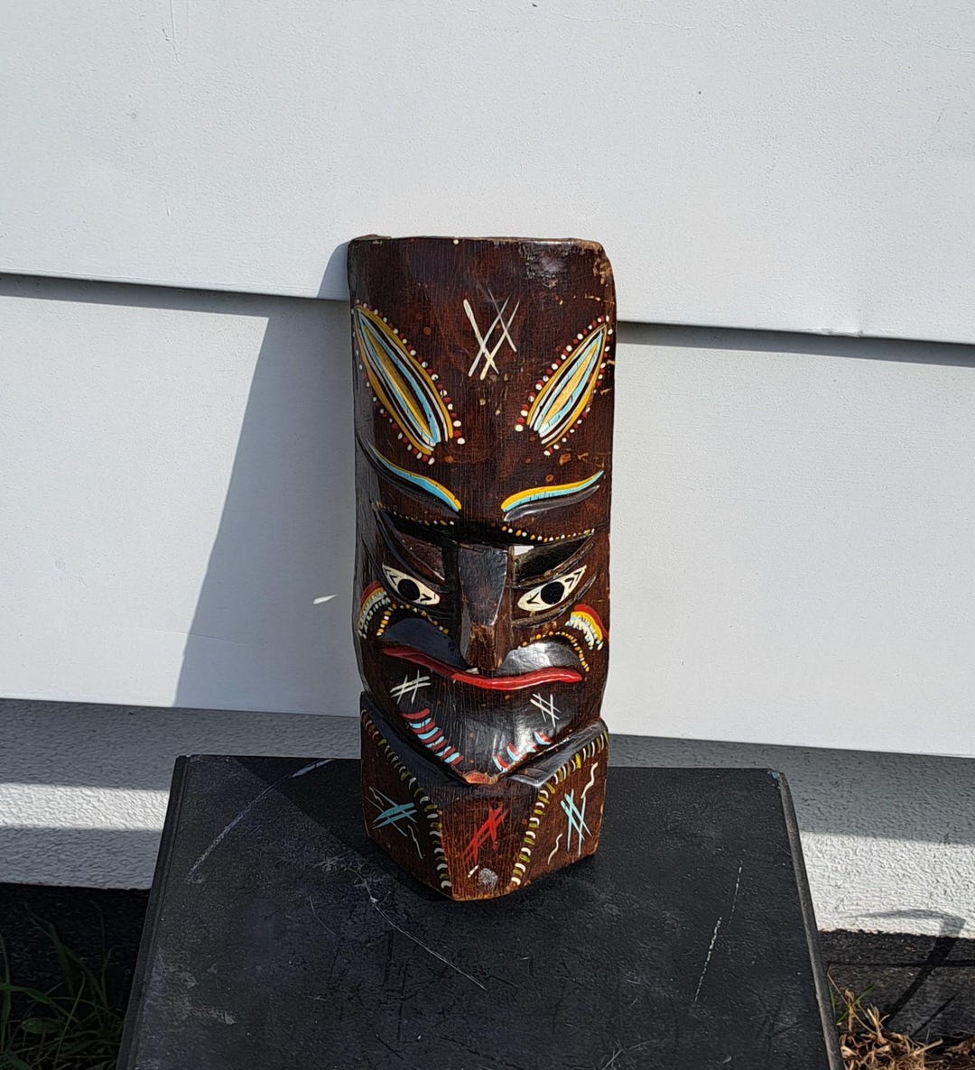 Abenaki/obanak Native Wooden Wall Mask - Etsy