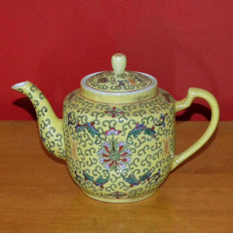 Yellow Teapot - Etsy