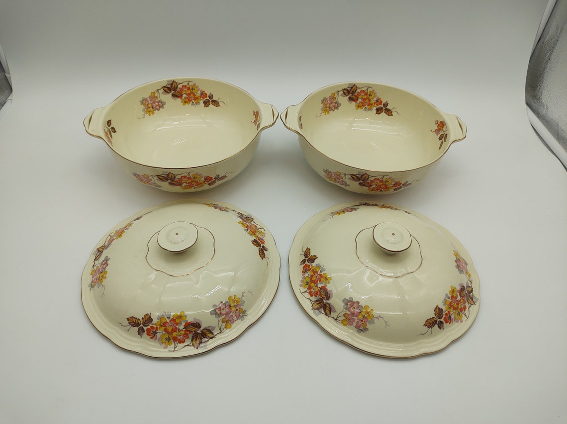 4 Place Dinner Set Alfred Meakin Royal Marigold Autumn Pattern | Etsy