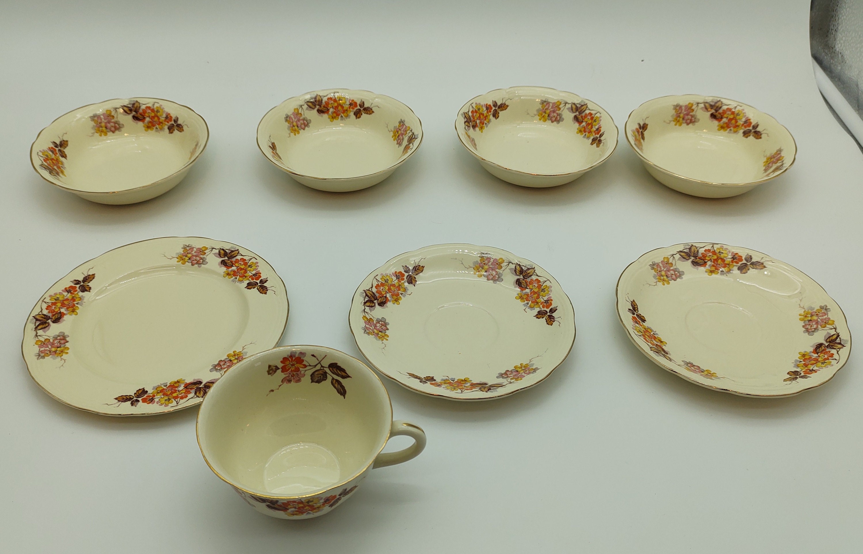 Replacements Alfred Meakin Royal Marigold Autumn Pattern tea - Etsy UK