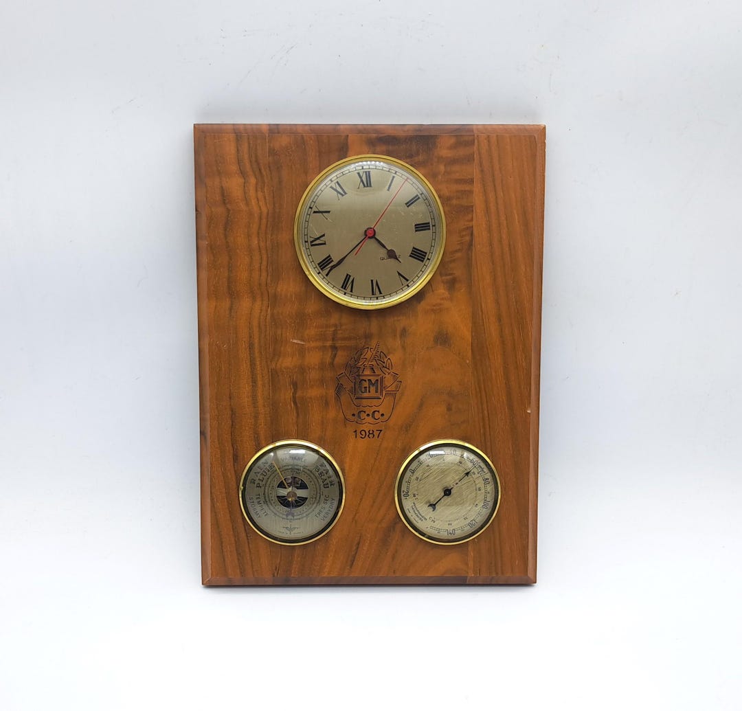 Wooden Weather Station by Weathermaster France - Etsy