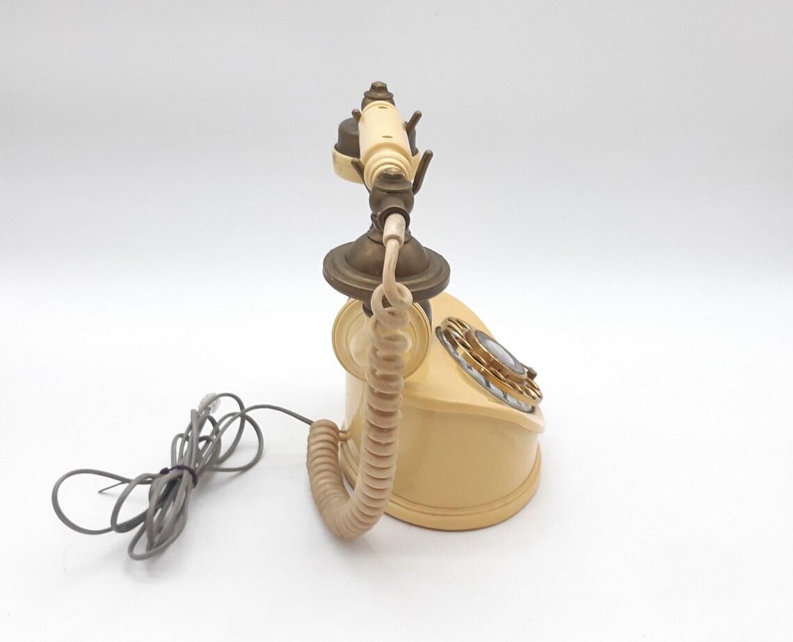 Vintage French Style Retro Rotary Telephone - Etsy