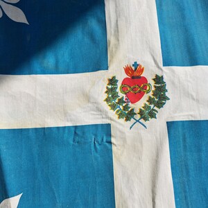 Antique Catholic Processional Flag Sacred Heart Carillon - Etsy