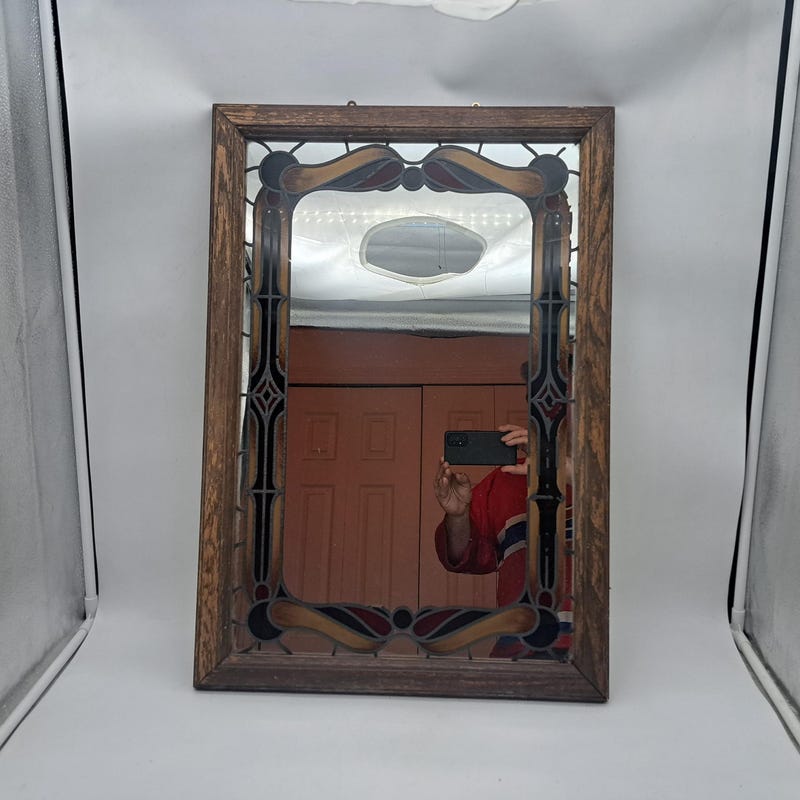 Stained Glass Mirror - Etsy