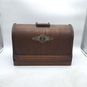1889 Singer Electric Sewing Machine & Case working - Etsy