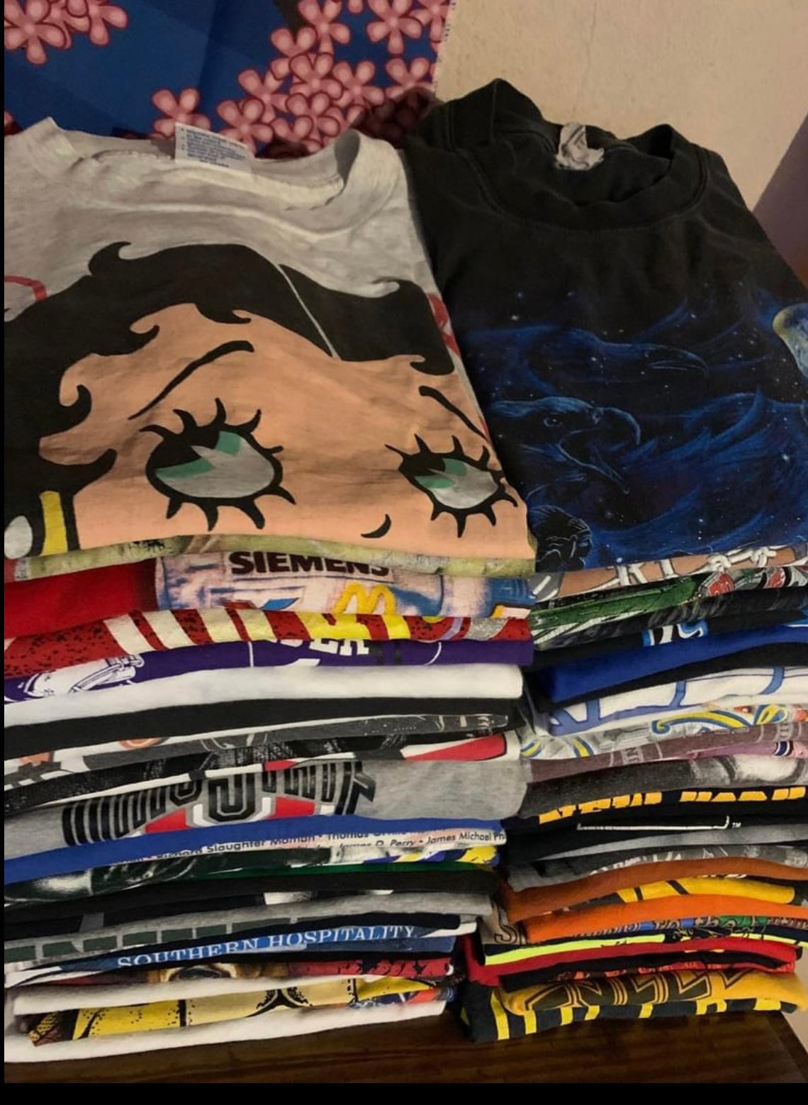 Mystery Vintage/thrifted T-shirt Graphic Tee Vintage/thrift Shirt 80s ...