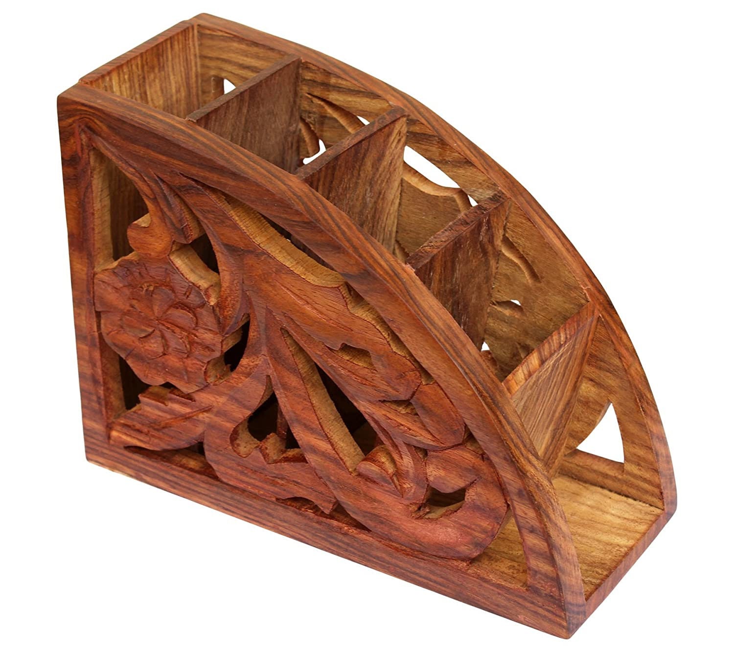 Handmade Wooden Remote Control Storage Holder Stand Organizer | Etsy