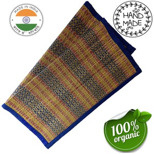 Hand Made Kusha Grass Aasan, Set of 2 Pieces-pooja Mat Yoga Handwoven ...