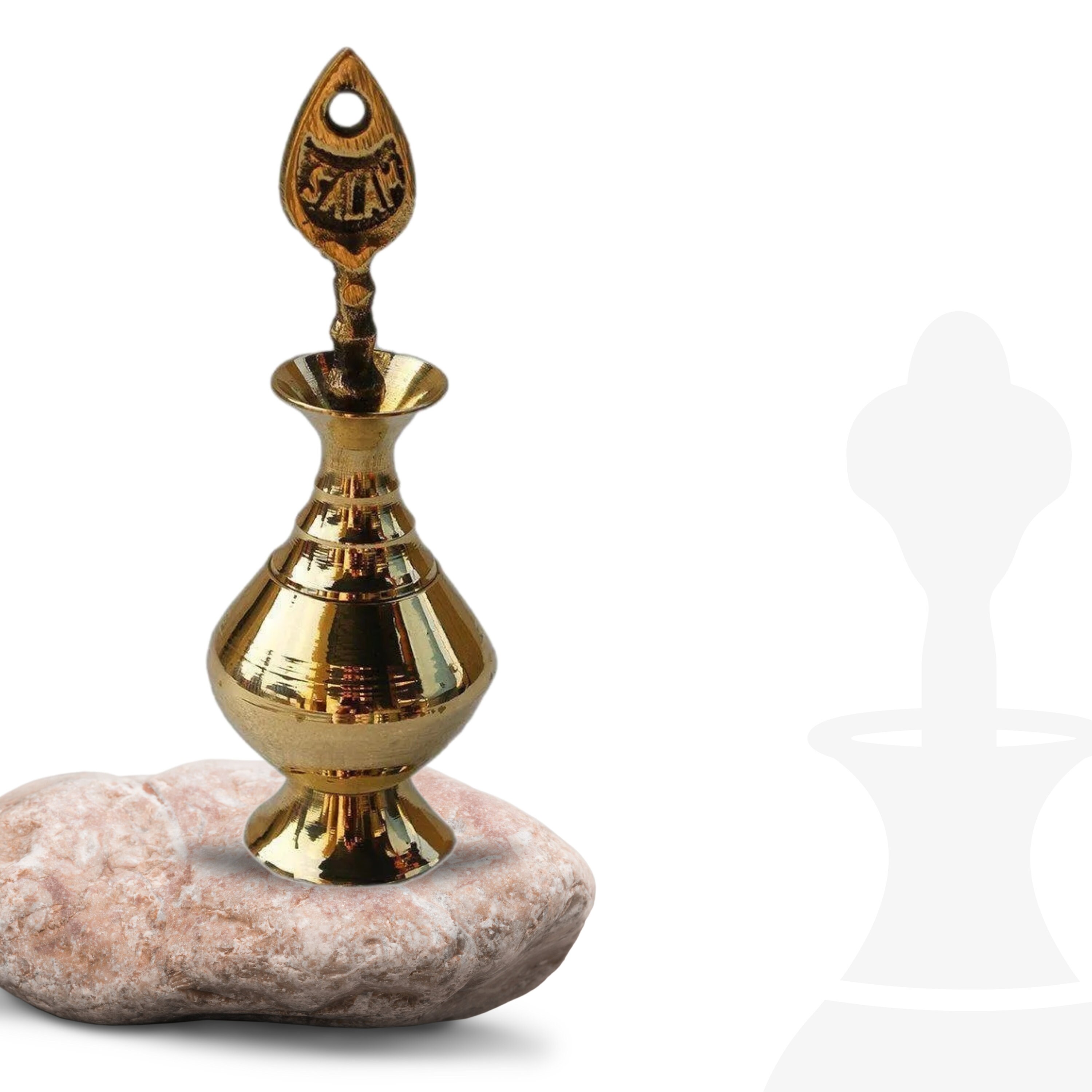 Islamic Vintage Hand Made Brass Golden Surmedani Gold Surma Dani Pot ...