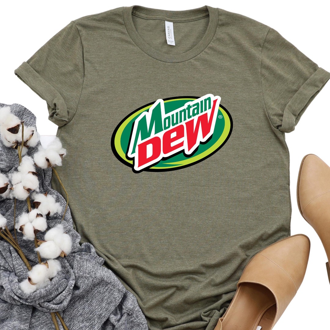Mtn Dew Soda Lover Shirt, Mountain Dew Logo Shirt, Gift for Mtn Dew ...