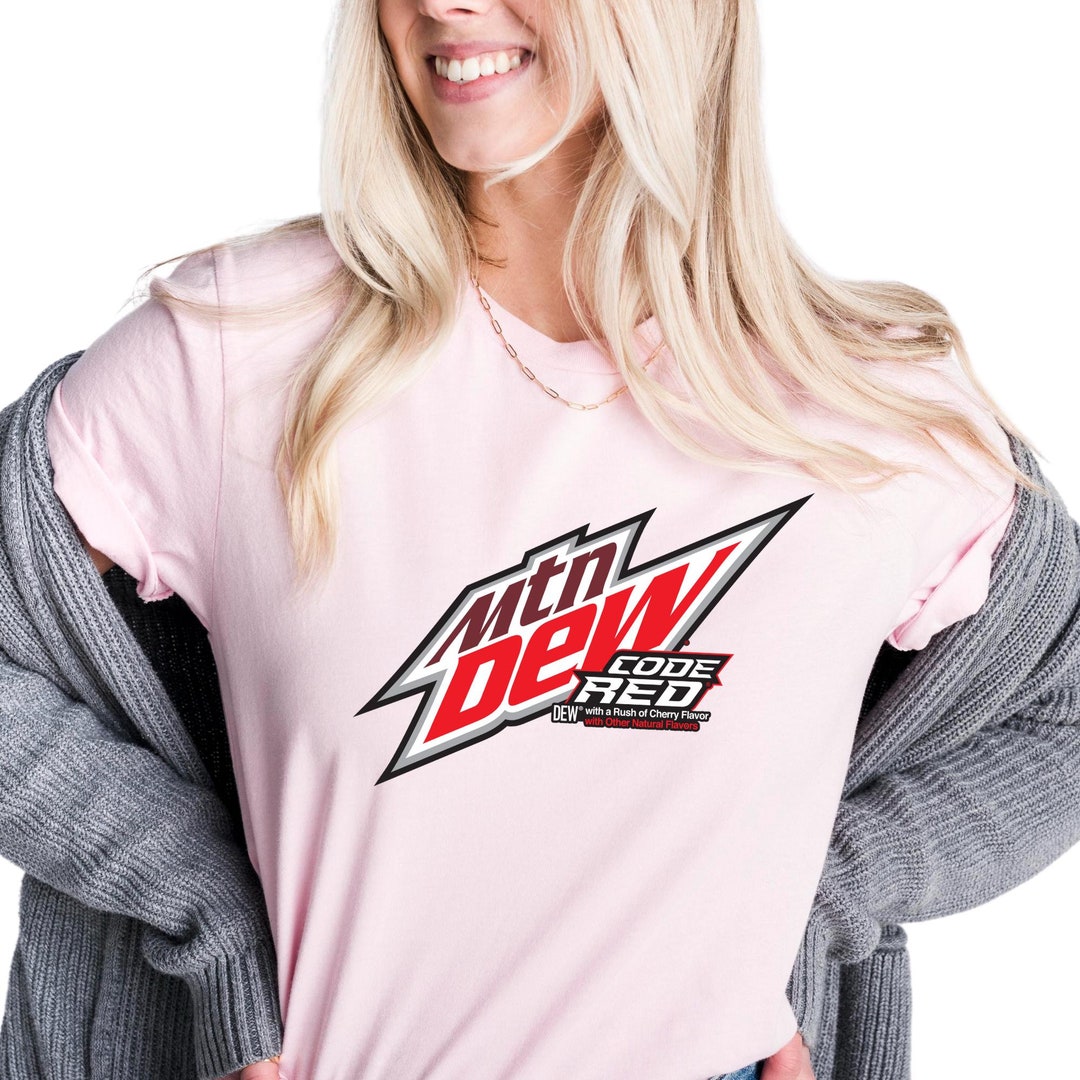 Mountain Dew Code Red Shirt, Mountain Dew Logo Shirt, Gift for Mtn Dew ...