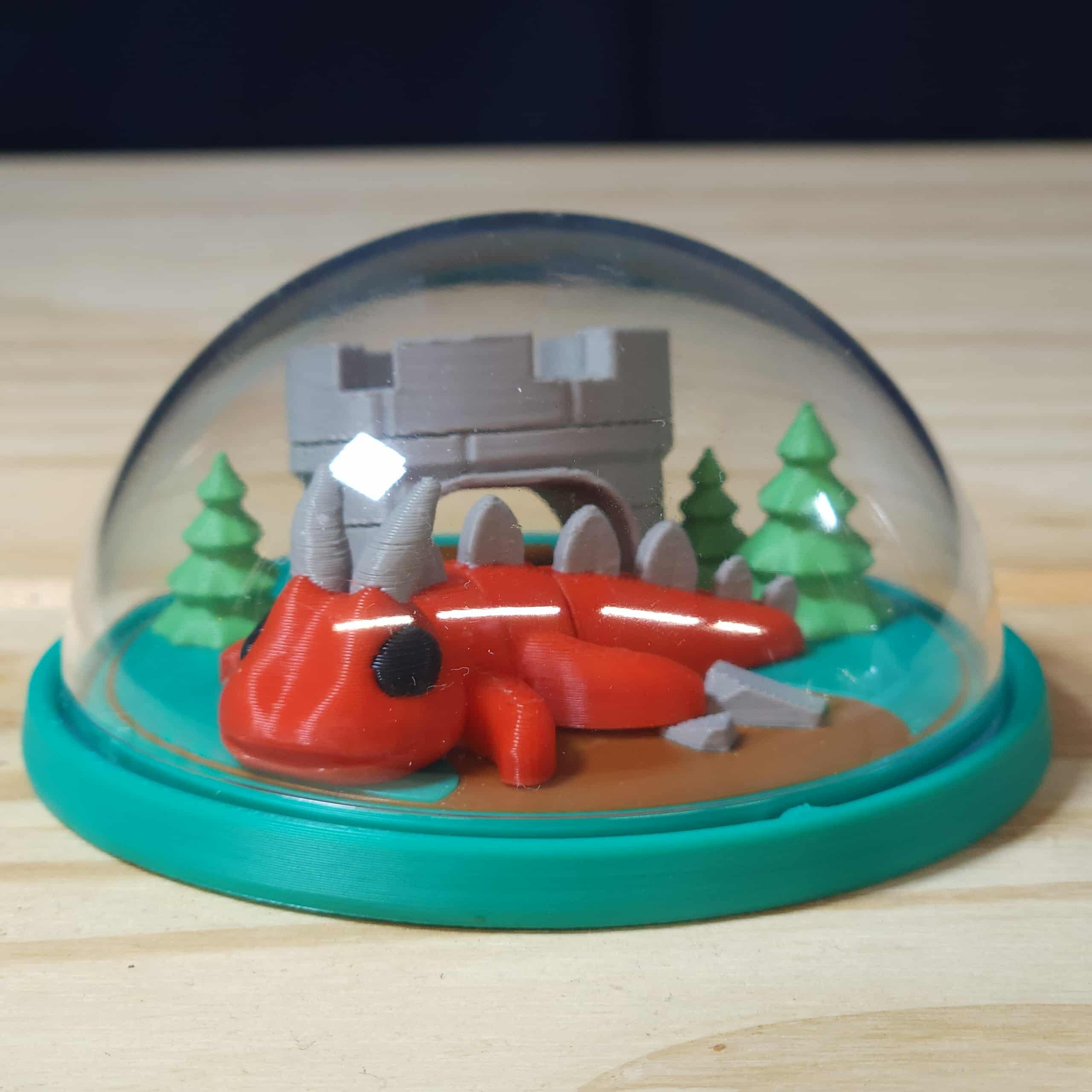Mini Articulated Animal Habitat Toy – 3D Printed Creature Scene ...