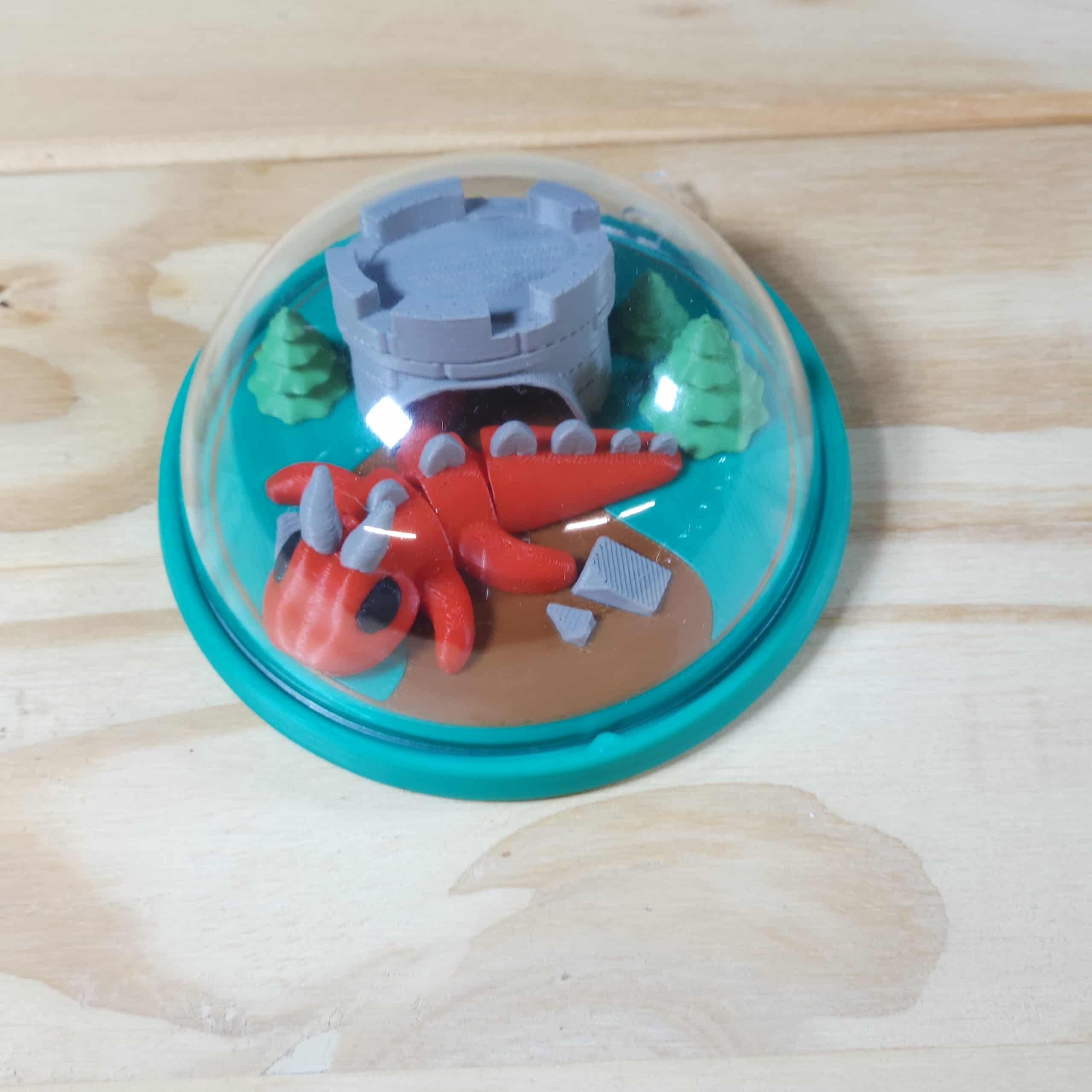 Mini Articulated Animal Habitat Toy – 3D Printed Creature Scene ...