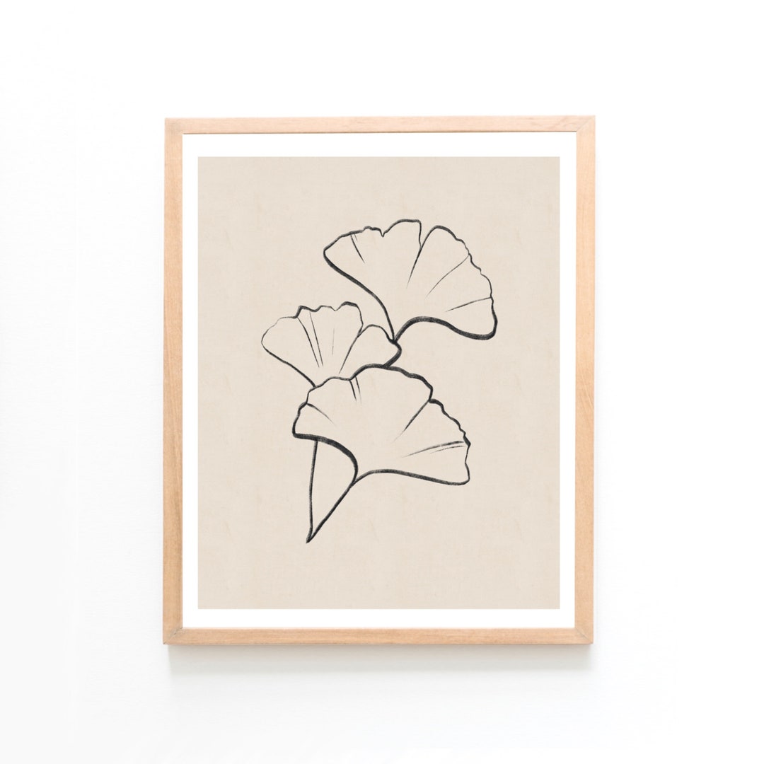 Botanic Printable 02/ Line Botanic Printable / Digital Download ...