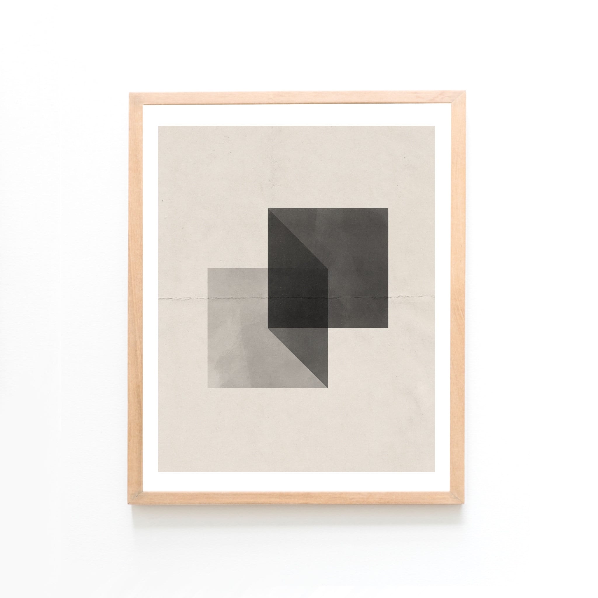 Abstract Square Printable / Geometric Shapes / Minimalist Art ...