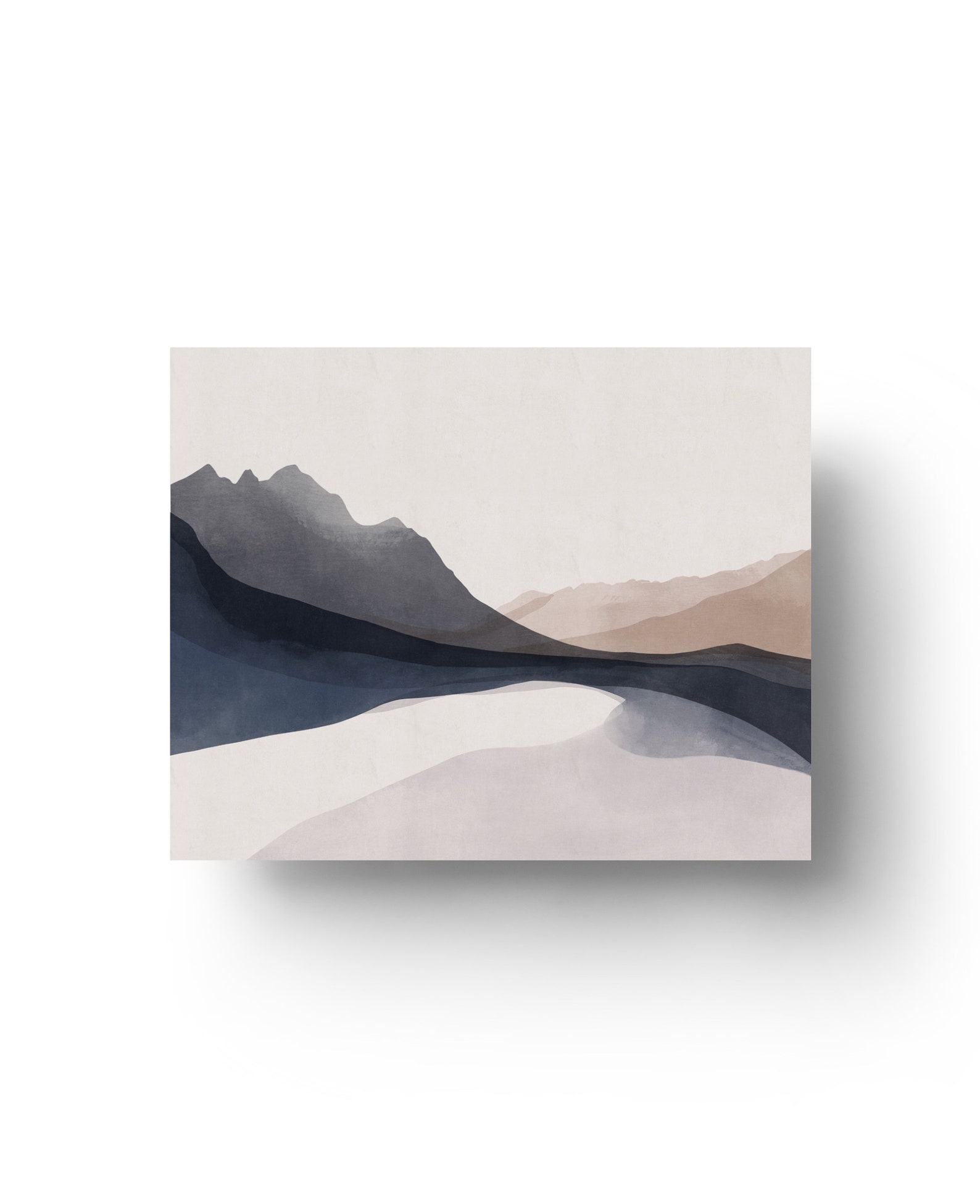 Abstract Landscape Printable / Digital Download / Mountains - Etsy