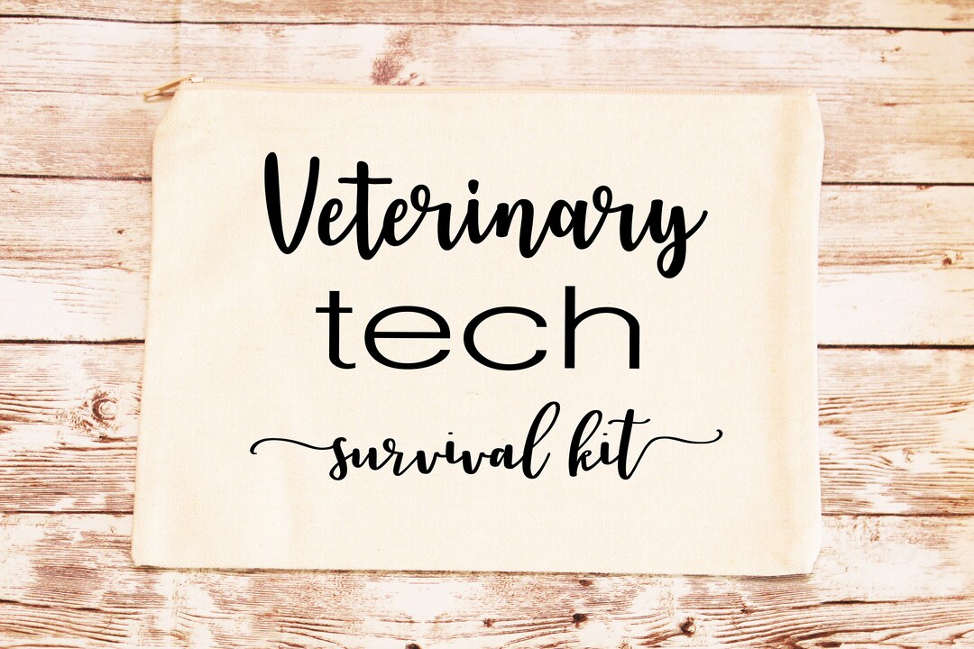 Vet Tech Survival Bag Veterinary Tech Gift Veterinary Tech - Etsy