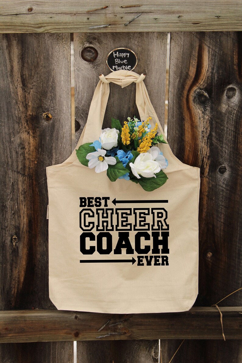 Best Cheer Coach Tote Bag Cheerleading Coach Tote Reusable | Etsy