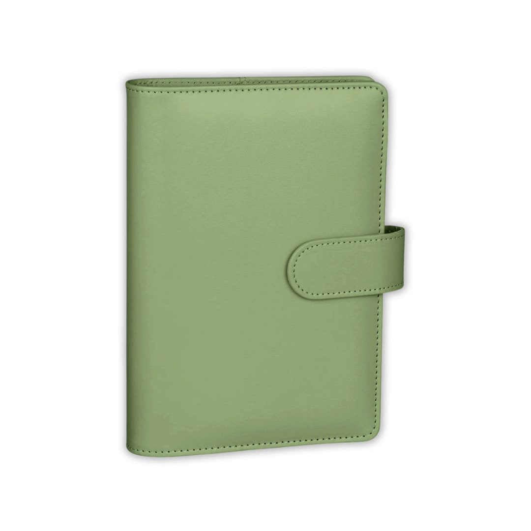 Sage Green PU Leather A6 Budget Binder Custom Option Available Budget ...