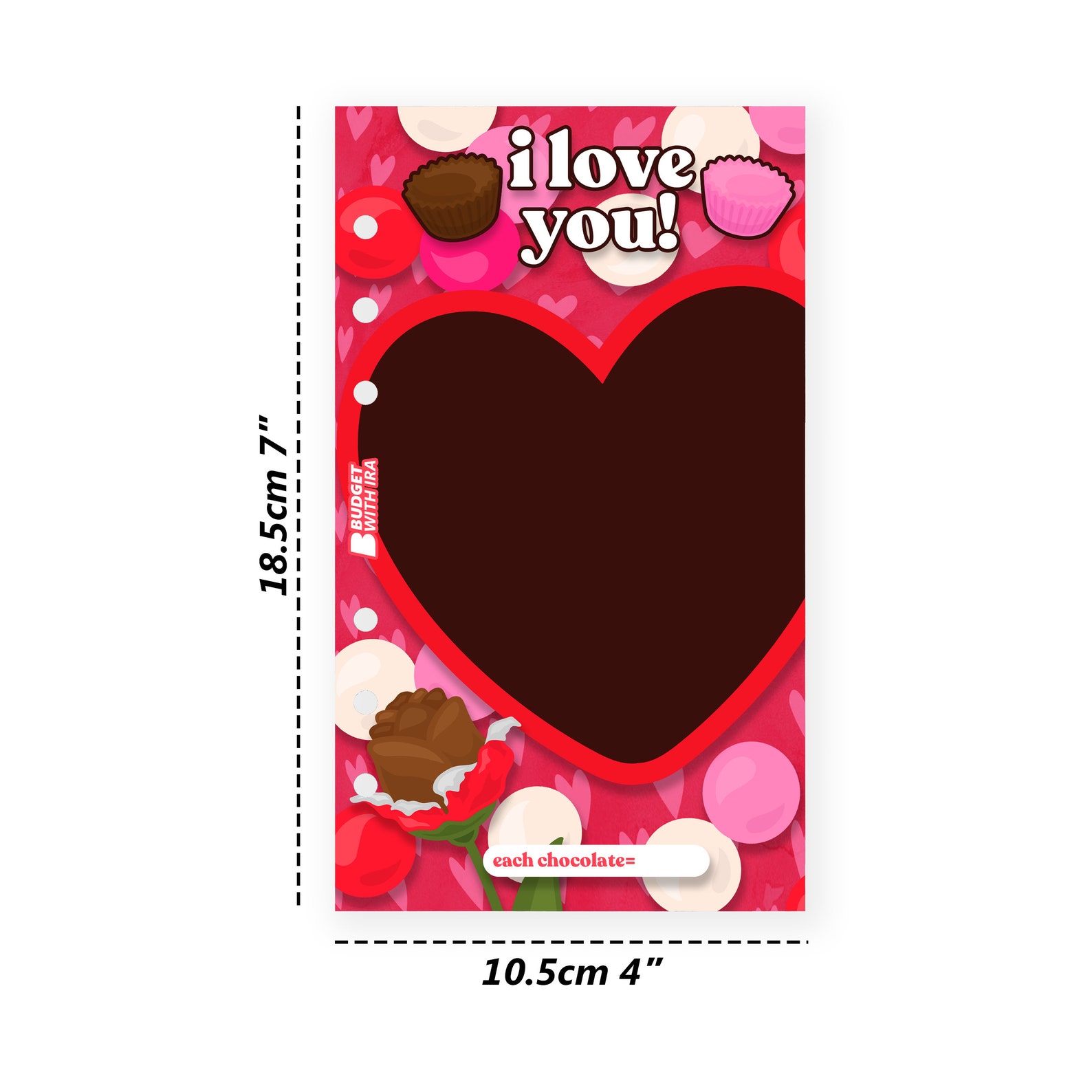 I Love You! Sticker Savings Challenge | Stickers & Savings Dashboard ...