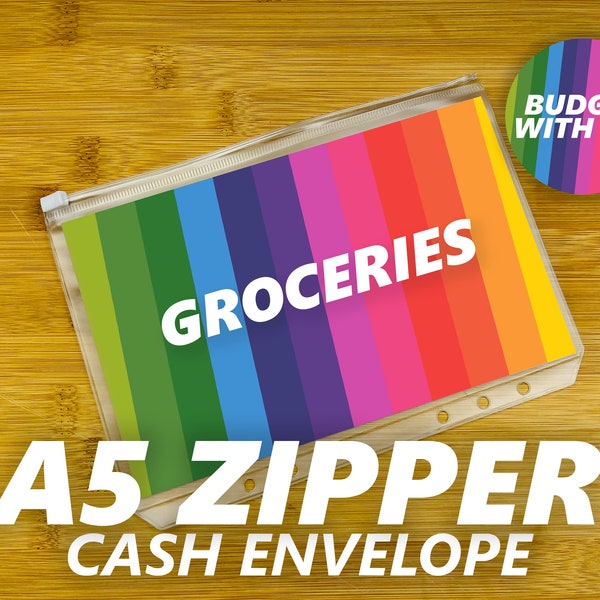 Zipper Cash Envelopes - Etsy