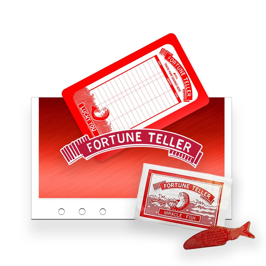 Fortune Teller Savings Challenge | Tracker & Matching Envelope | Budget ...