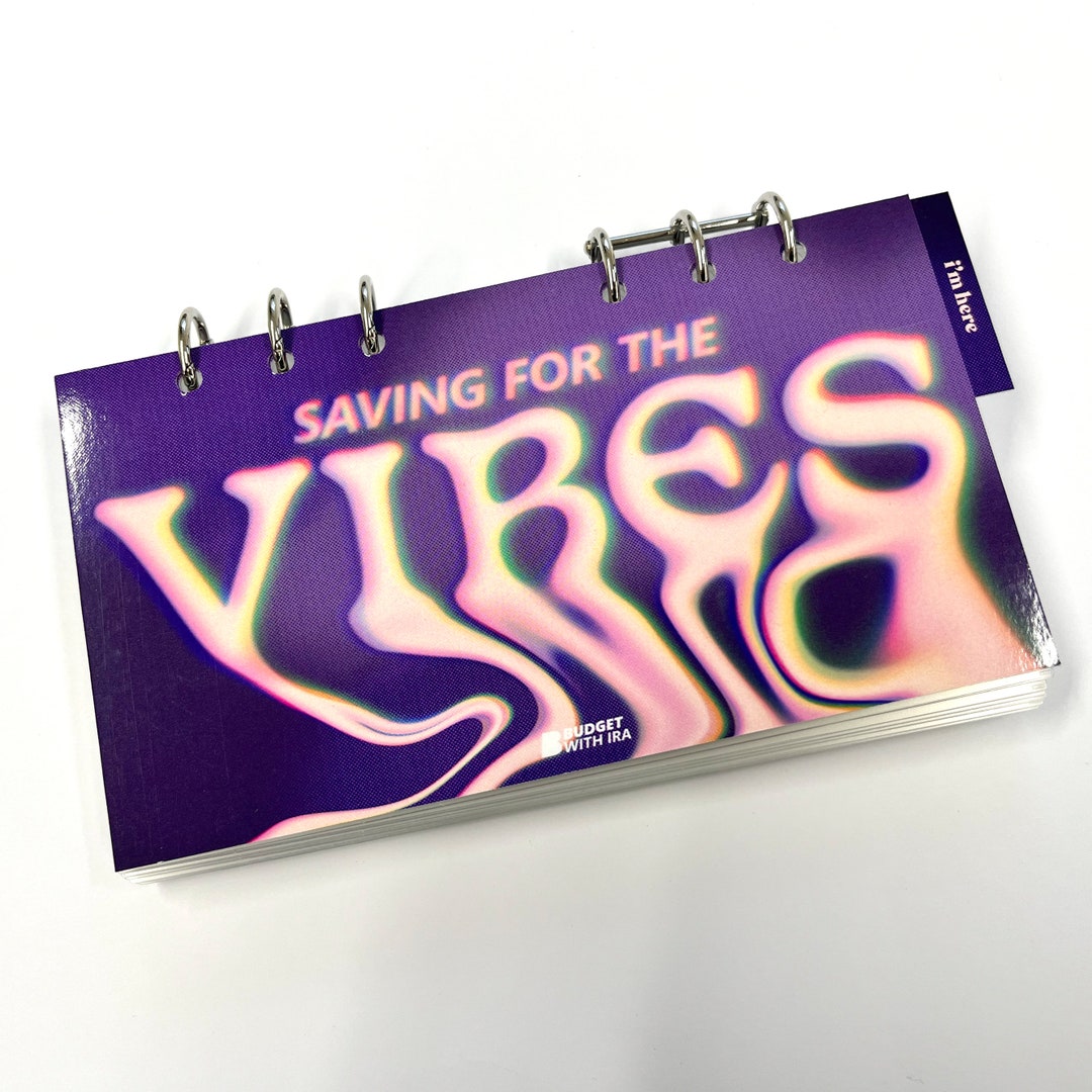 500 Savings Binder Saving for the Vibes Budget With Ira - Etsy