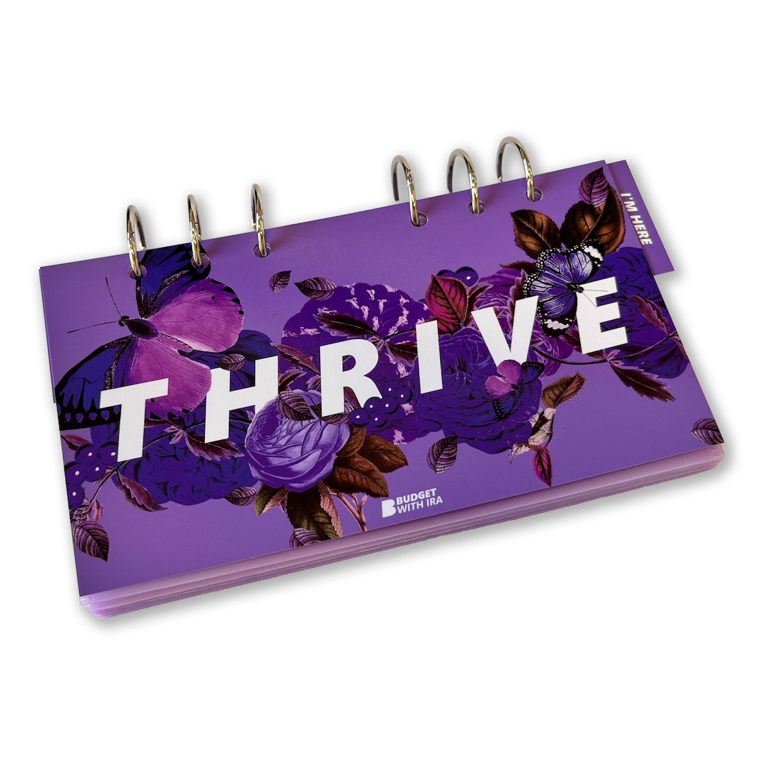Thrive 2K Savings Binder | Save & Stuff | Budget With Ira - Etsy UK