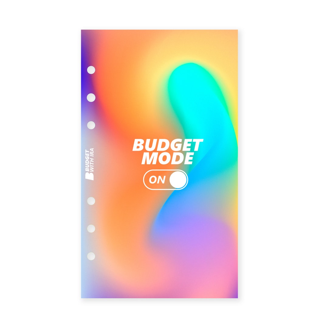 A6 Binder Dashboard | Budget Mode on | Cash Binder Dashboard | Budget ...