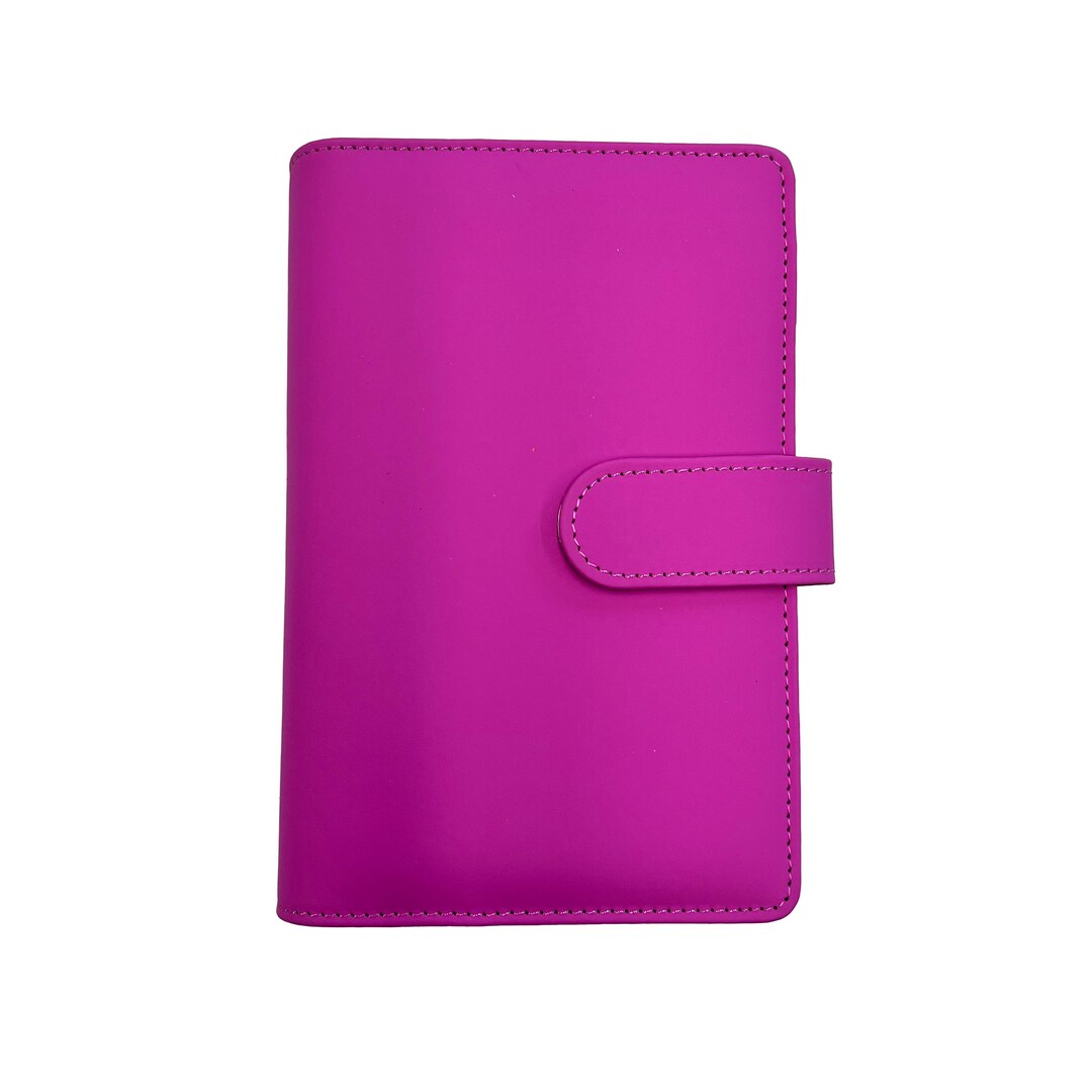 Mulberry Purple PU Leather A6 Budget Binder | Custom Option Available ...