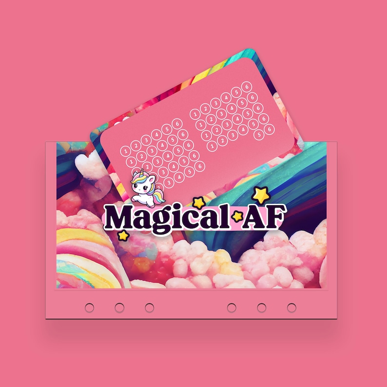 Magical AF Dice Savings Challenge | Save 200 | Tracker & Matching ...